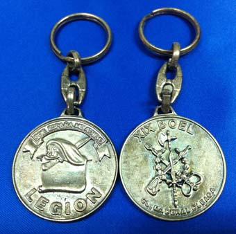 Llavero XIX Boel Legión Plateado, Airemilitar