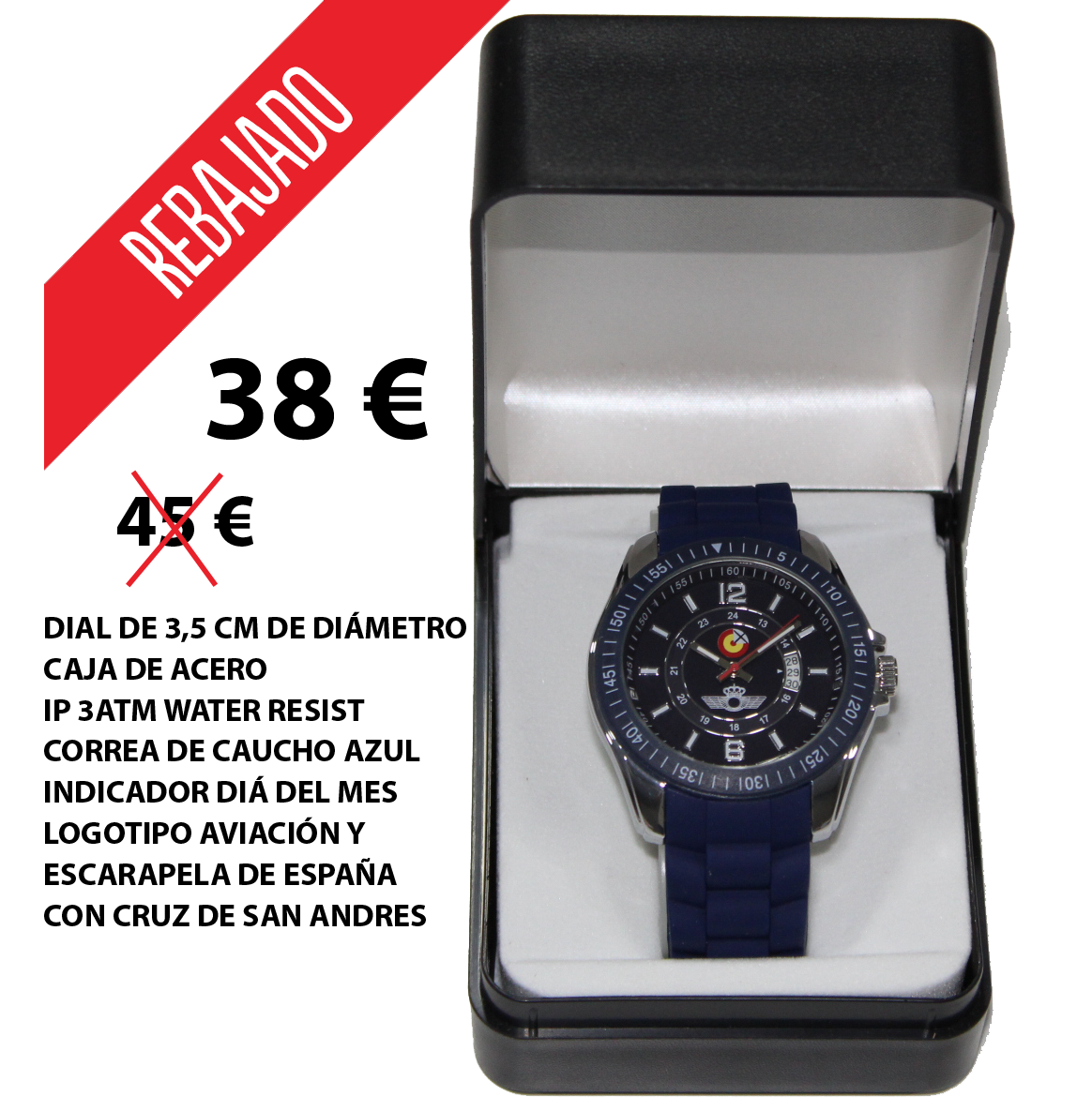 Reloj De Pulsera Con Logotipo De Cruz